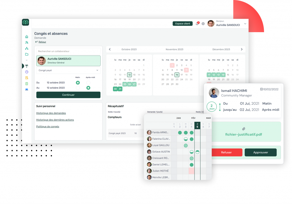 Logiciel de gestion des congés et absences - MyPYLI HR